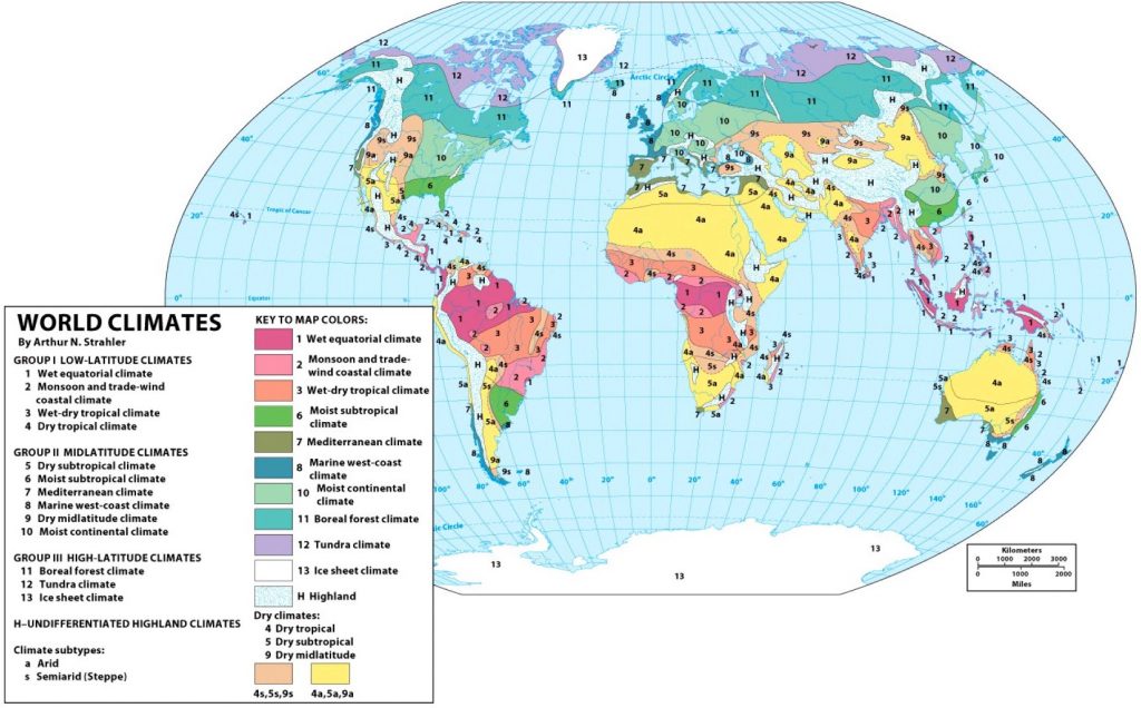 Strahler’in İklim Sınıflandırması | Tozlu Mikrofon
