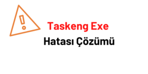 Taskeng Exe Hatası Çözümü | Tozlu Mikrofon